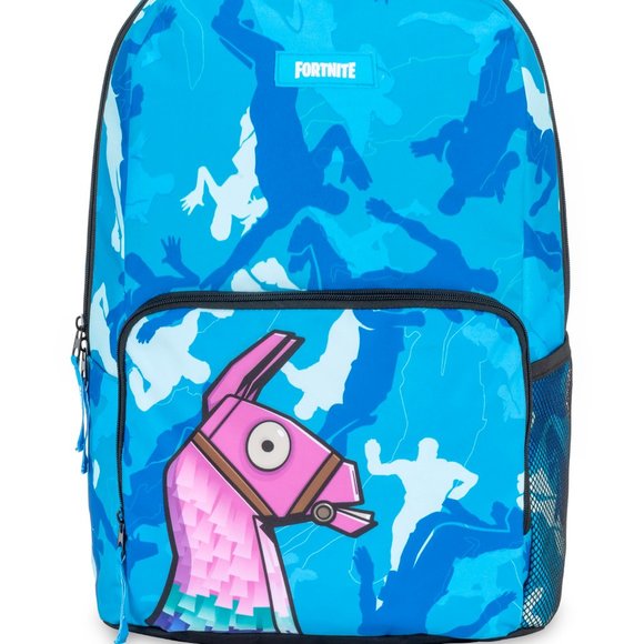 Epic Games | Accessories | Licensed Fortnite Blue Camo Loot Llama Emote ...